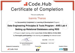 Certificate of Completion-23C014960-Data-Engineering-Principles-Tools-Program-AWS-Lab-Setting-up ...